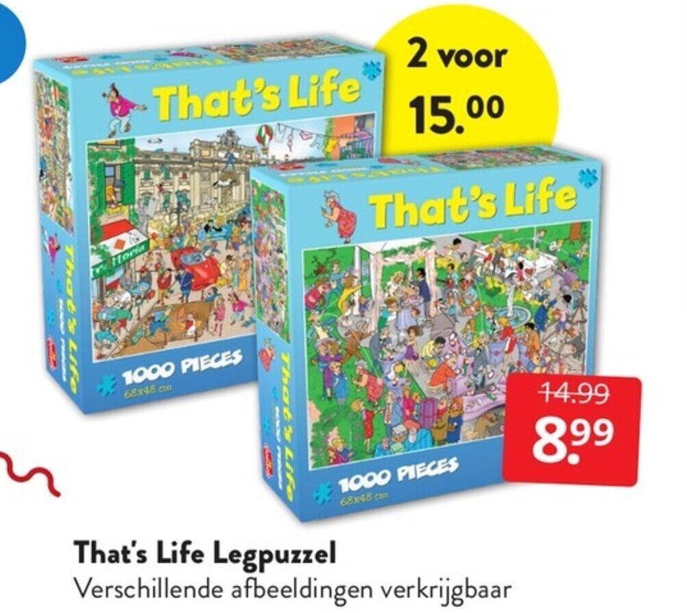 That's Life Legpuzzel aanbieding bij Boekenvoordeel That's Life Legpuzzel aanbieding bij Boekenvoordeel