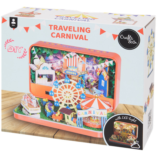 Crafts & co diy miniatuur-kamer in blik aanbieding bij Action