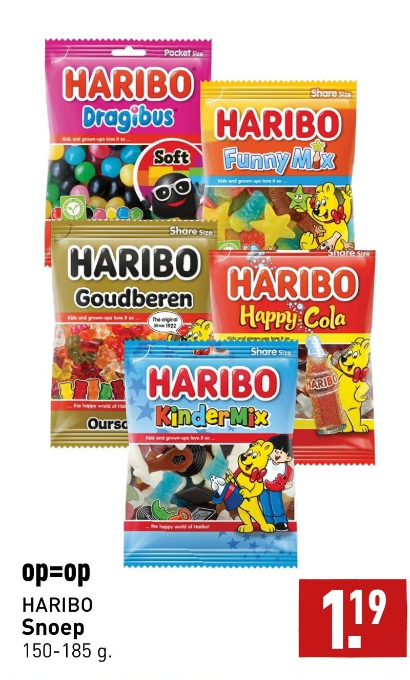 HARIBO Snoep aanbieding bij ALDI