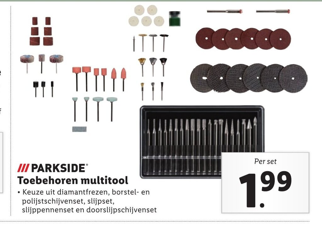 PARKSIDEⓇ Toebehoren multitool aanbieding bij Lidl