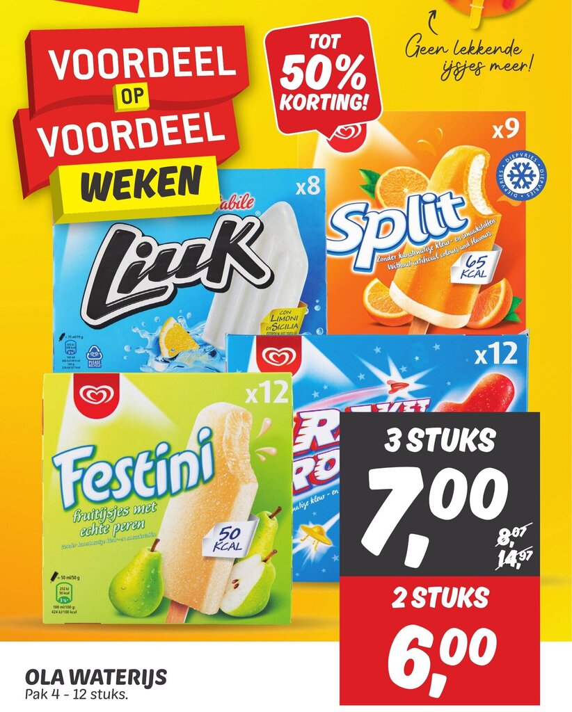 OLA WATERIJS aanbieding bij Dekamarkt