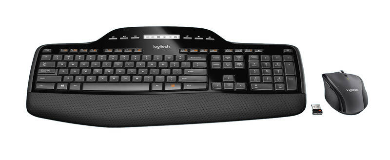 Logitech mk710 draadloos toetsenbord en muis qwerty aanbieding bij Coolblue