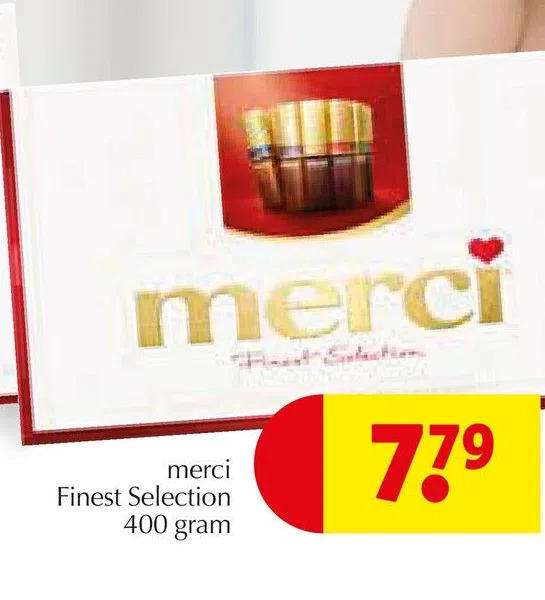 Merci finest selection 400 gram aanbieding bij Kruidvat