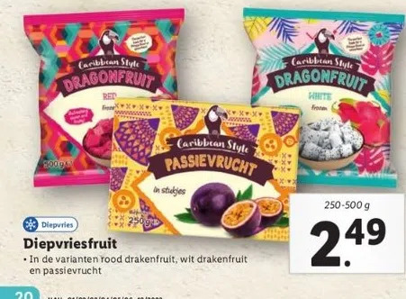 Diepvries fruit aanbieding bij Lidl
