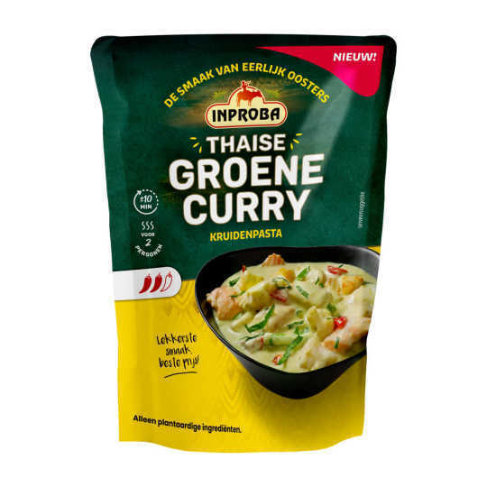 Inproba groene curry aanbieding bij Coop