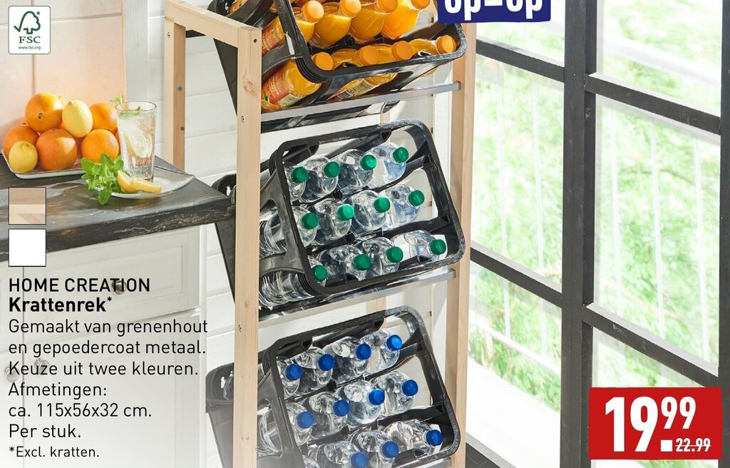 HOME CREATION Krattenrek* aanbieding bij ALDI