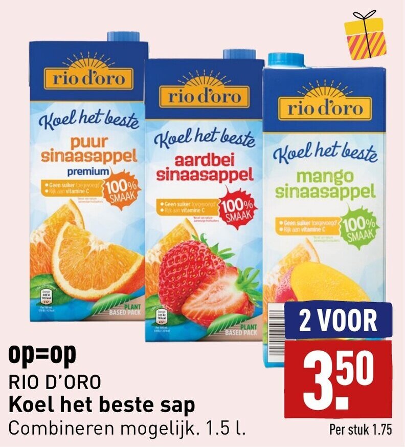 RIO D'ORO Koel het beste sap aanbieding bij ALDI