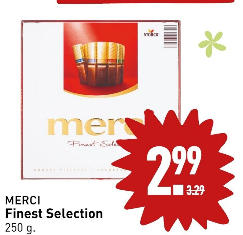 MERCI Finest Selection 250 g. aanbieding bij ALDI