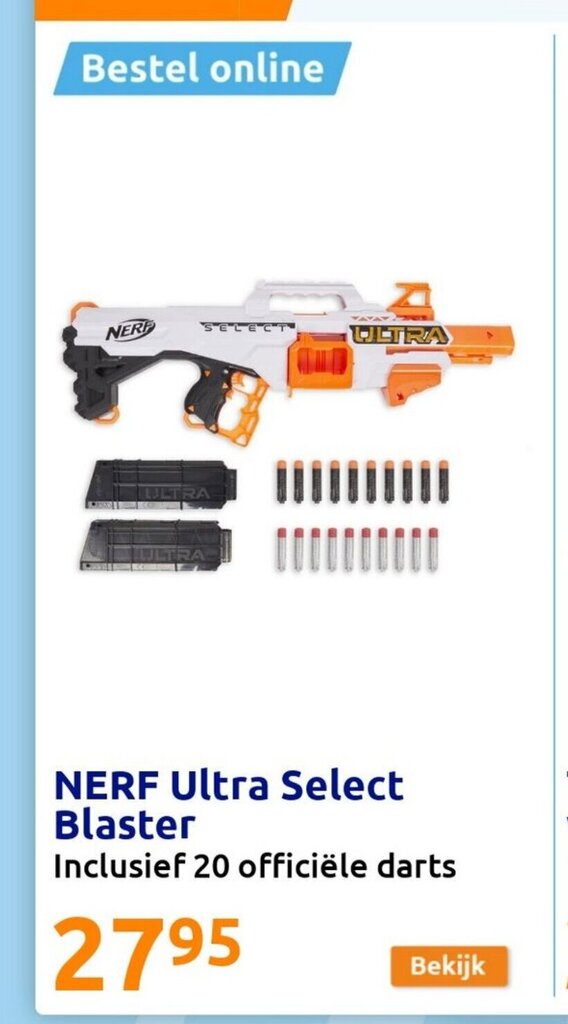 NERF Ultra Select Blaster aanbieding bij Action