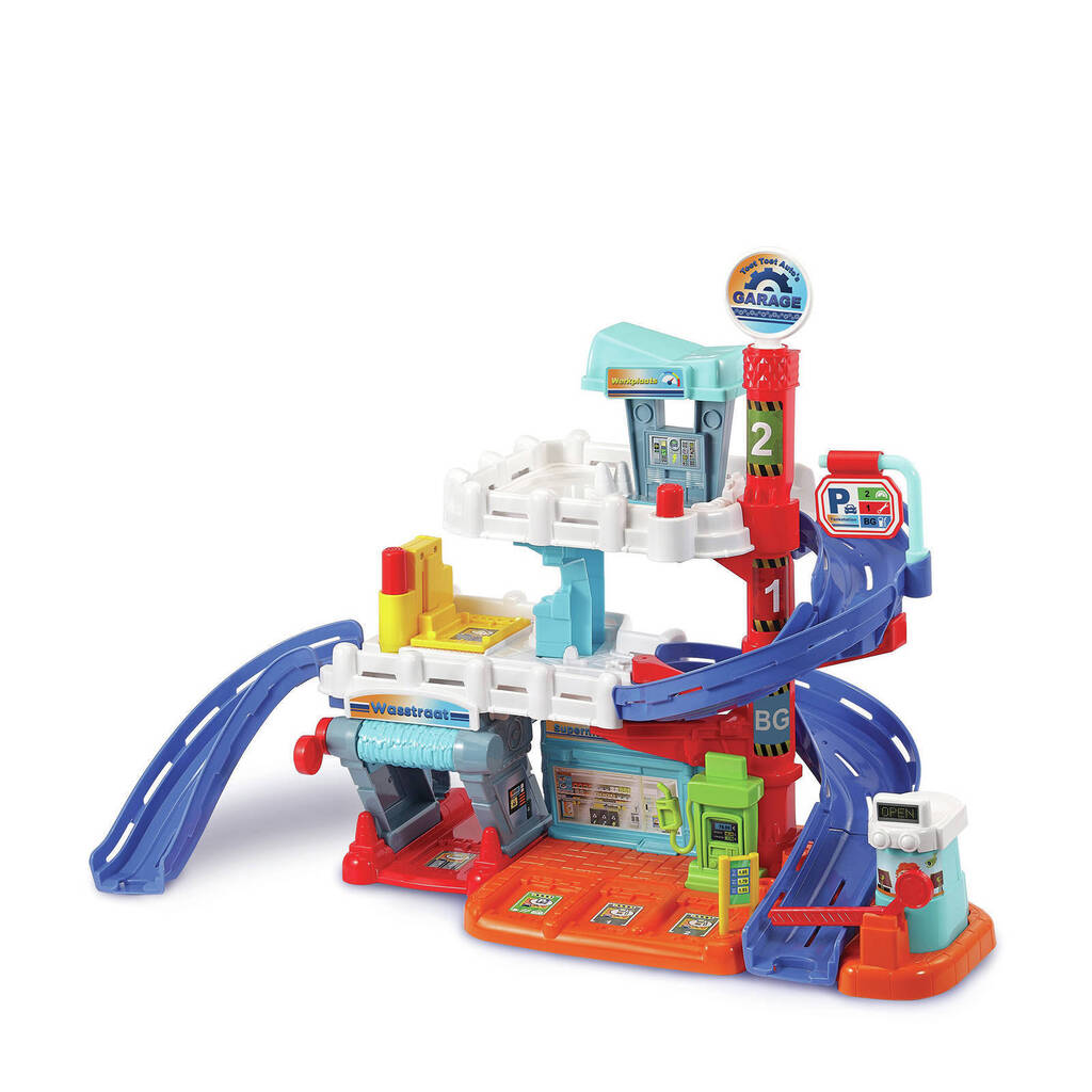 Vtech toet toet auto's garage met takelwagen aanbieding bij Wehkamp