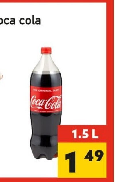 Coca-Cola 1.5 liter aanbieding bij Tanger Markt