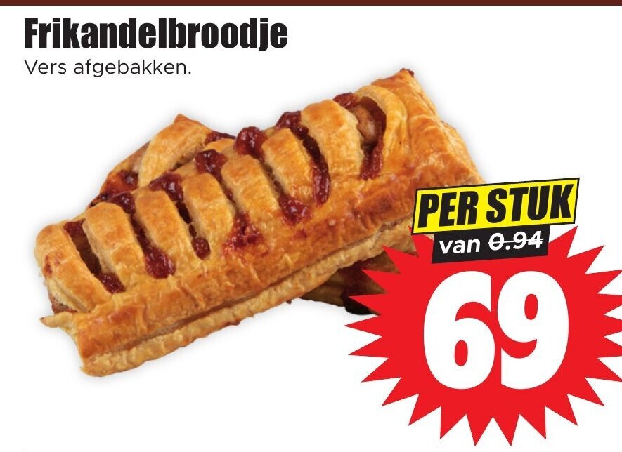 Frikandelbroodje aanbieding bij Dirk
