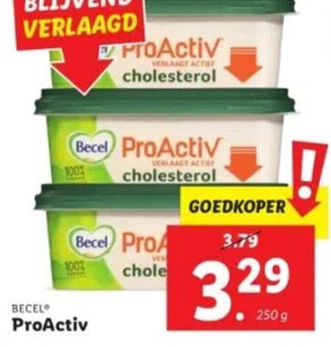 Becel ProActiv 250g aanbieding bij Lidl