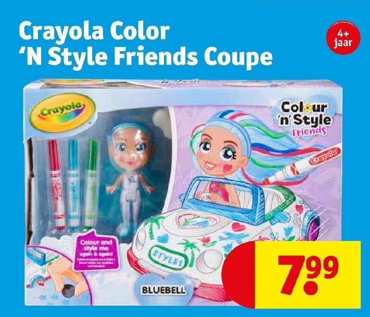 Crayola Color 'N Style Friends Coupe aanbieding bij Kruidvat