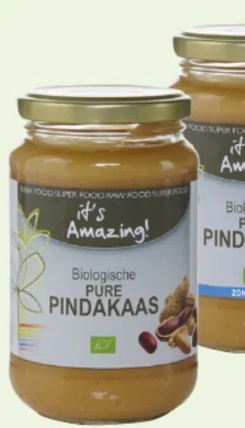 Bio pure pindakaas 350 q aanbieding bij Gezond & Wel