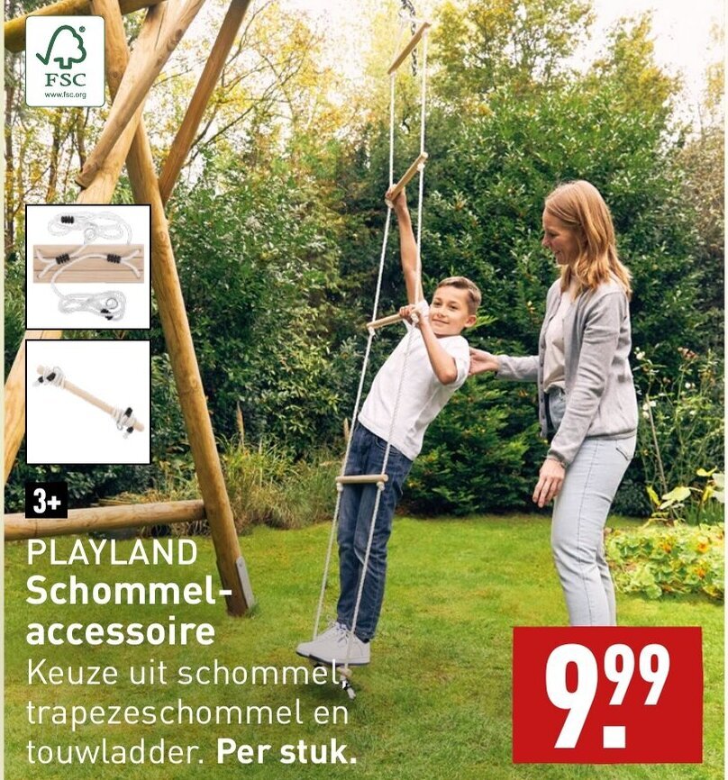 PLAYLAND Schommel-accessoire aanbieding bij ALDI