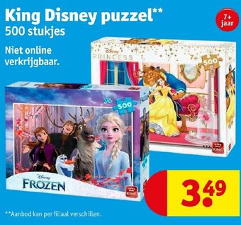 King Disney puzzel** aanbieding bij Kruidvat