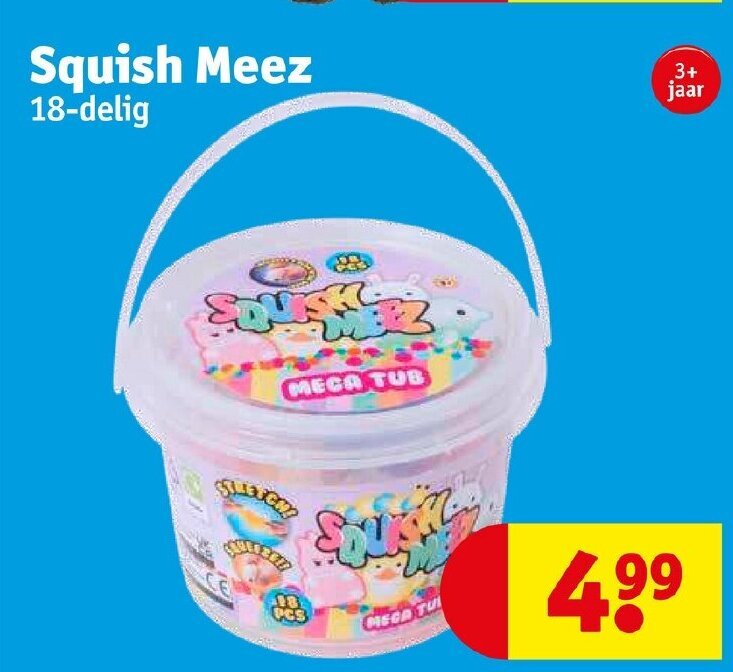 Squish Meez 18-delig aanbieding bij Kruidvat