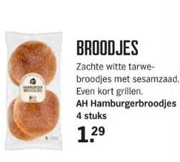 Broodjes aanbieding bij Albert Heijn
