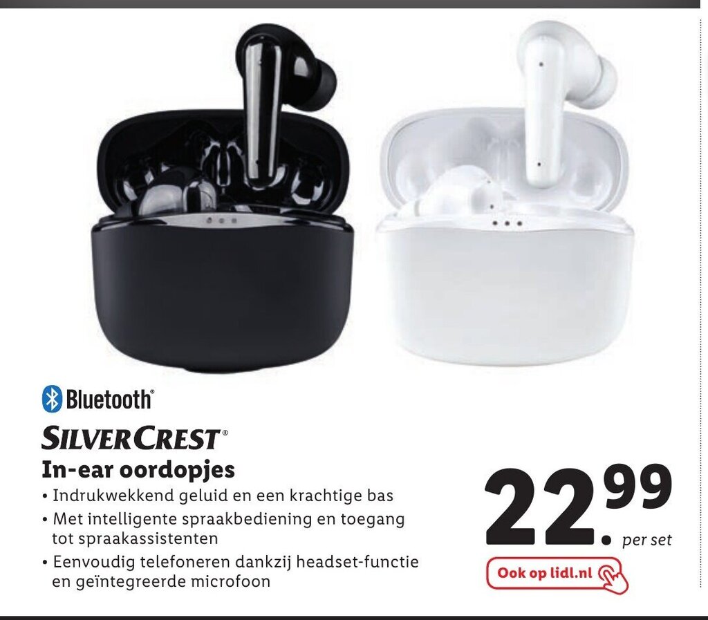 SILVERCRESTⓇ In-ear oordopjes aanbieding bij Lidl