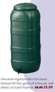 Harcostar regenton aanbieding bij Intratuin
