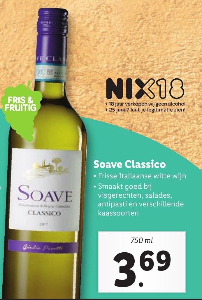 Soave classico 750ml aanbieding bij Lidl