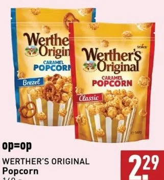 Popcorn aanbieding bij ALDI