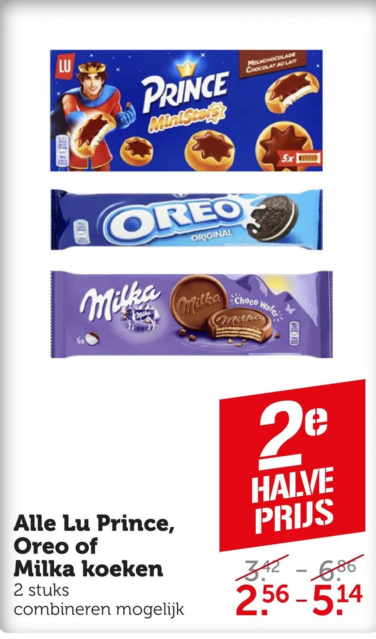 Alle Lu Prince Oreo Of Milka Koeken Aanbieding Bij Coop