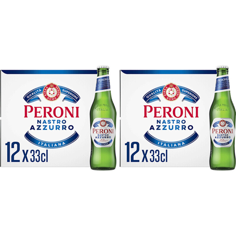 Peroni 12-pack fles voordeelpakket aanbieding bij Albert Heijn
