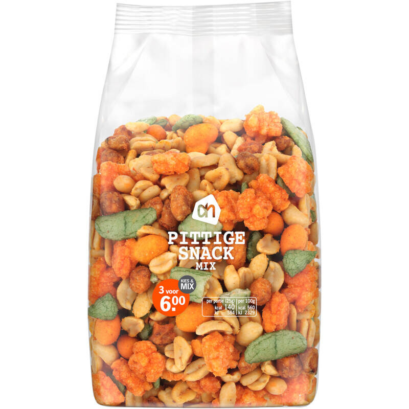 Ah pittige snackmix aanbieding bij Albert Heijn