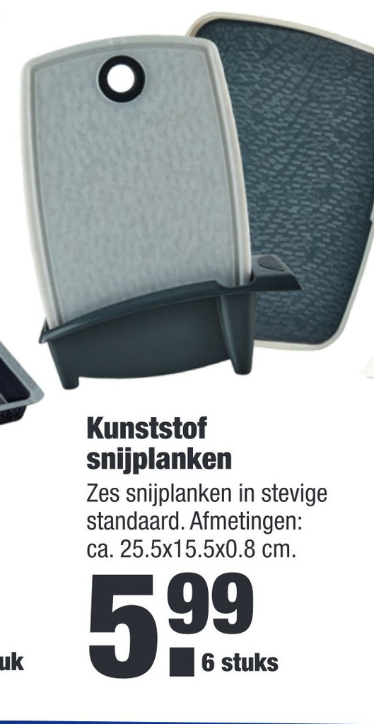 Kunststof snijplanken aanbieding bij ALDI