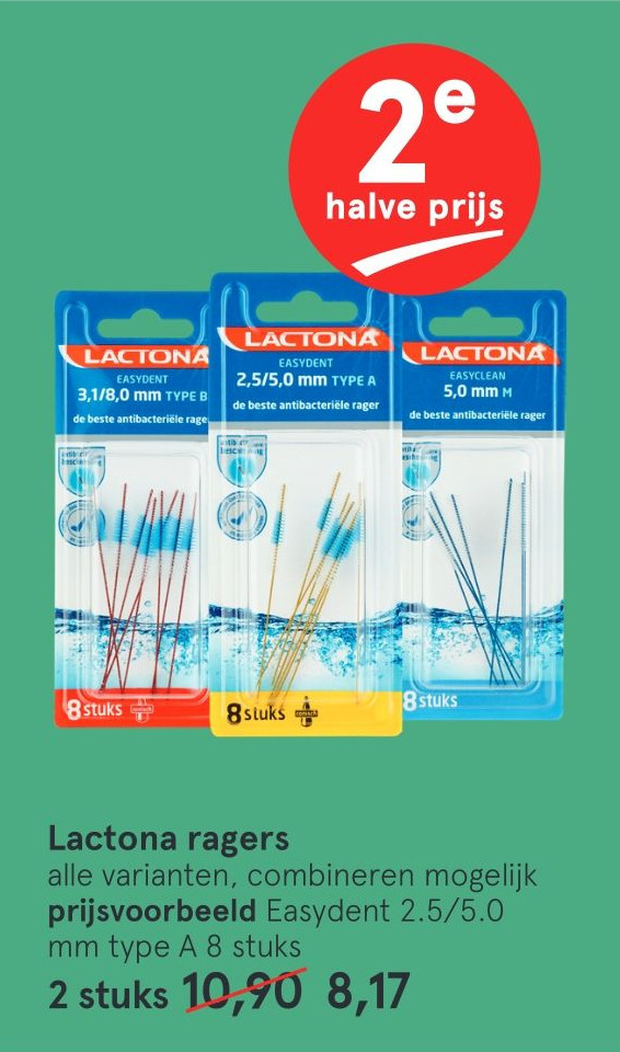 Lactona ragers aanbieding bij Etos