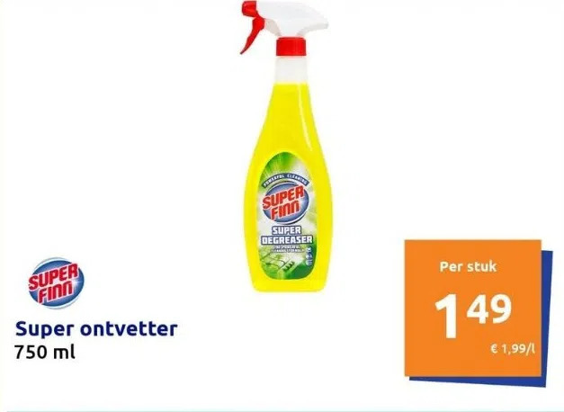 Super ontvetter aanbieding bij Action