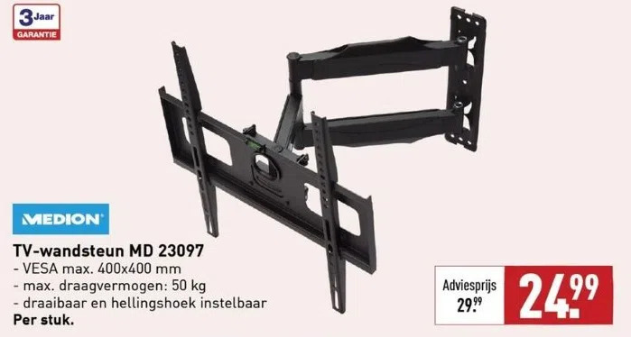 Tv-wandsteun md 23097 aanbieding bij ALDI
