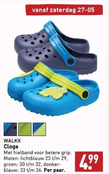 Clogs aanbieding bij ALDI