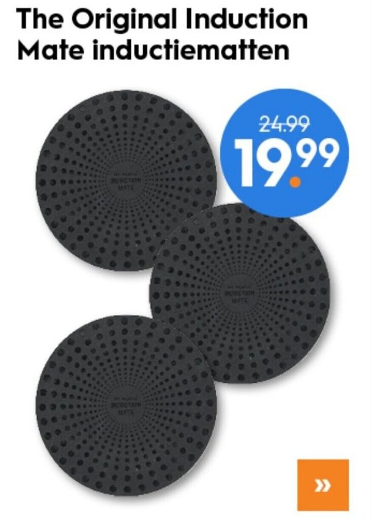 The Original Induction Mate inductiematten aanbieding bij Blokker