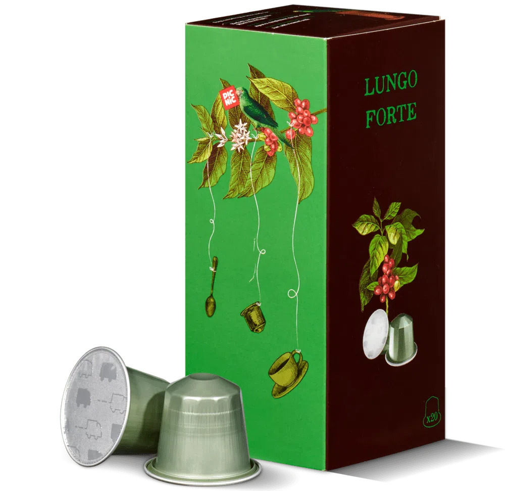 Lungo forte cups aanbieding bij Picnic