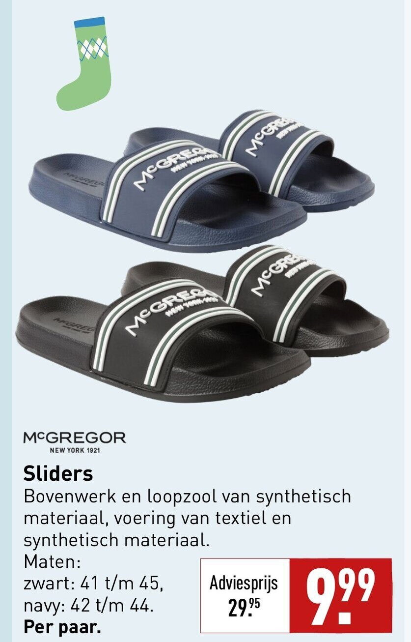 MCGREGOR NEW YORK 1921 Sliders aanbieding bij ALDI