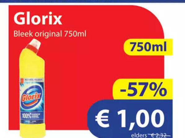 Glorix 750ml aanbieding bij Die Grenze