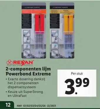 REXAN CONSTRUCTION PRODUCTS 2-componenten lijm Powerbond Extreme ...