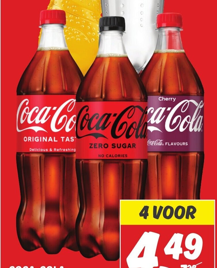 COCA-COLA Fles 1 liter. aanbieding bij Dekamarkt