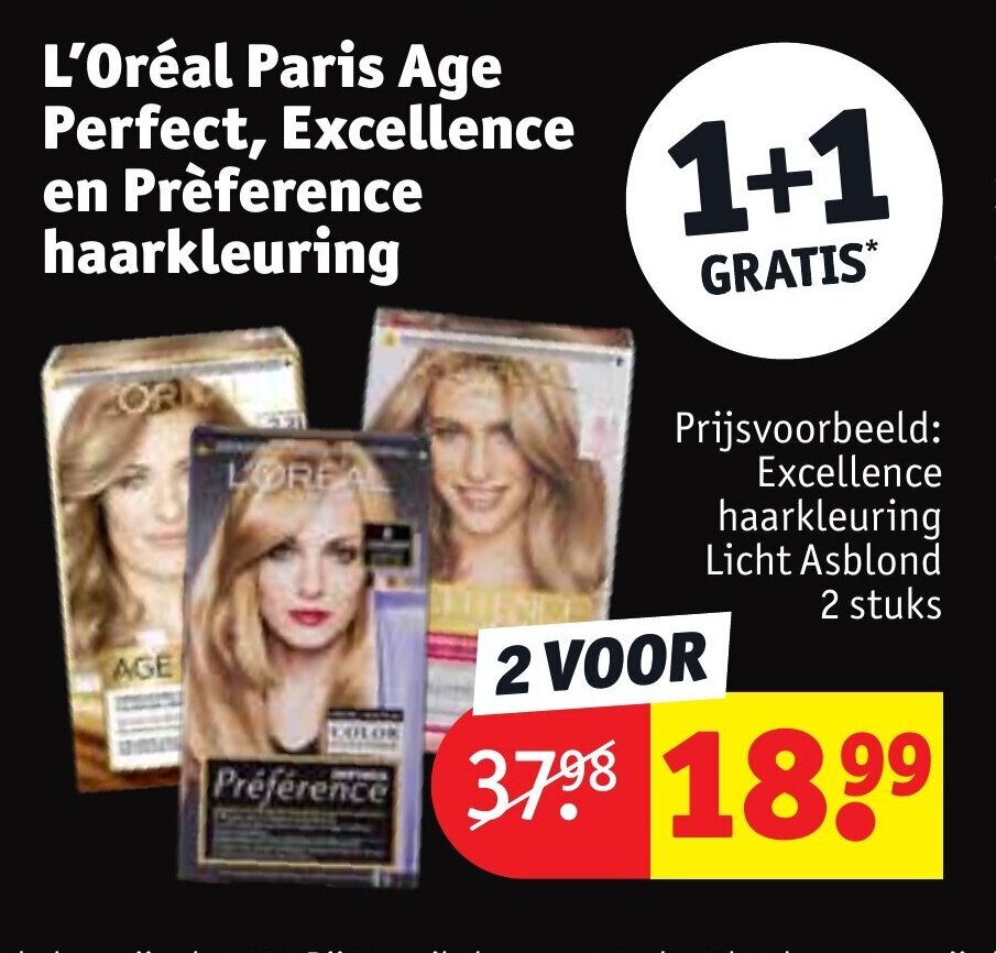 L'Oréal Paris Age Perfect, Excellence en Prèference haarkleuring ...