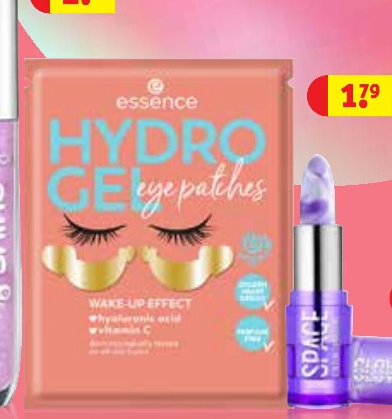Essence HYDRO GEL eyepatches aanbieding bij Kruidvat