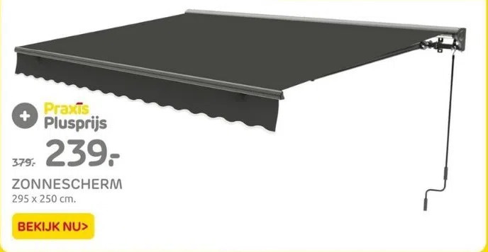 Zonnescherm aanbieding bij Praxis
