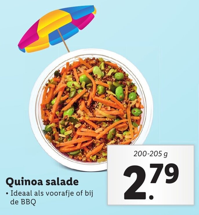 Quinoa salade, 200 - 205 g aanbieding bij Lidl