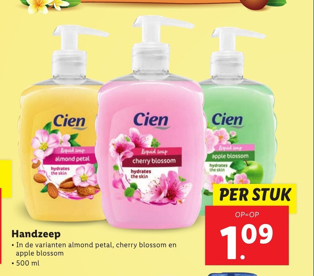 Handzeep 500 ml aanbieding bij Lidl