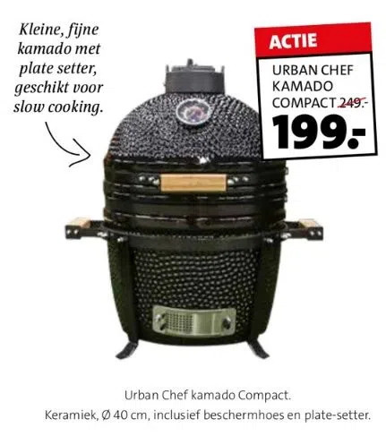 Urban chef kamado compact. aanbieding bij Intratuin