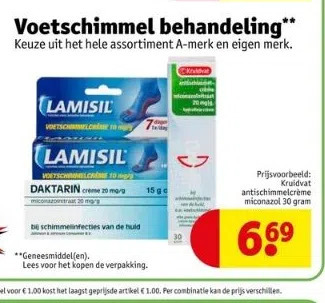 Voetschimmel behandeling** aanbieding bij Kruidvat