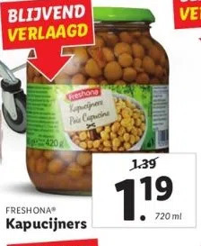 Kapucijners aanbieding bij Lidl