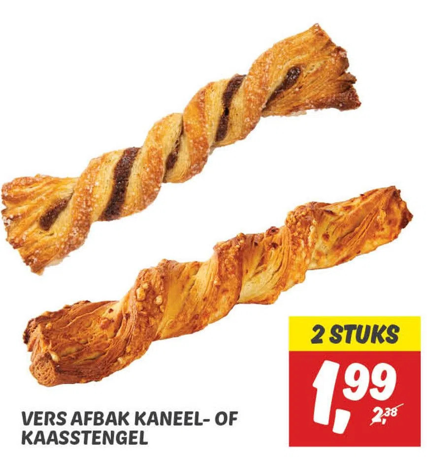 Vers afbak kaneel-of kaasstengel aanbieding bij Dekamarkt